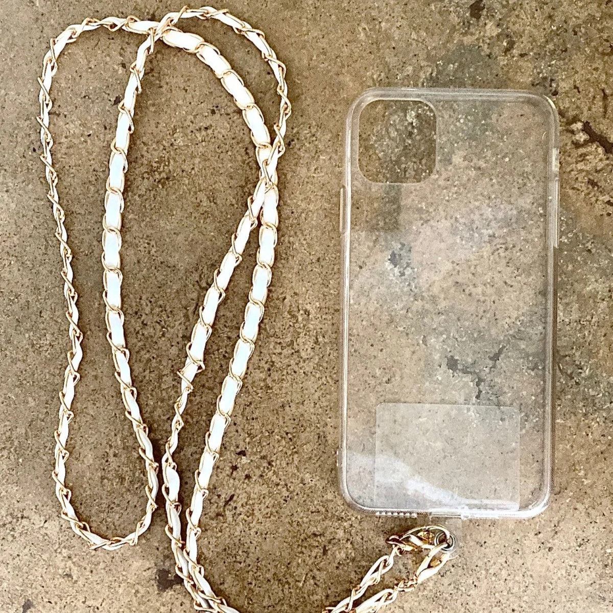 Cross Body Phone Strap | Lanyard - Coco White | Salty Safari | Green ...