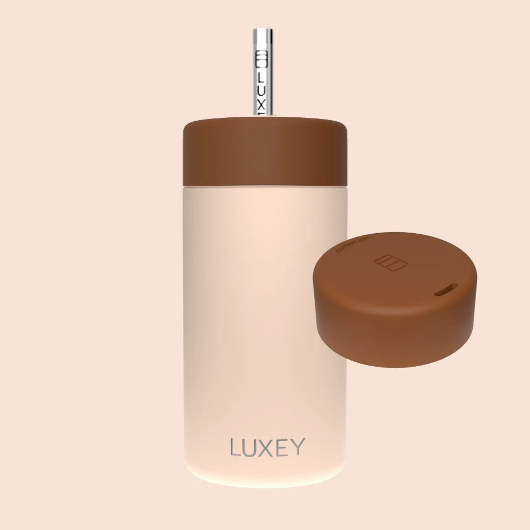 Duo Switch Stainless Steel Cup (12oz) | Peach/Teddy | Luxey | Green ...