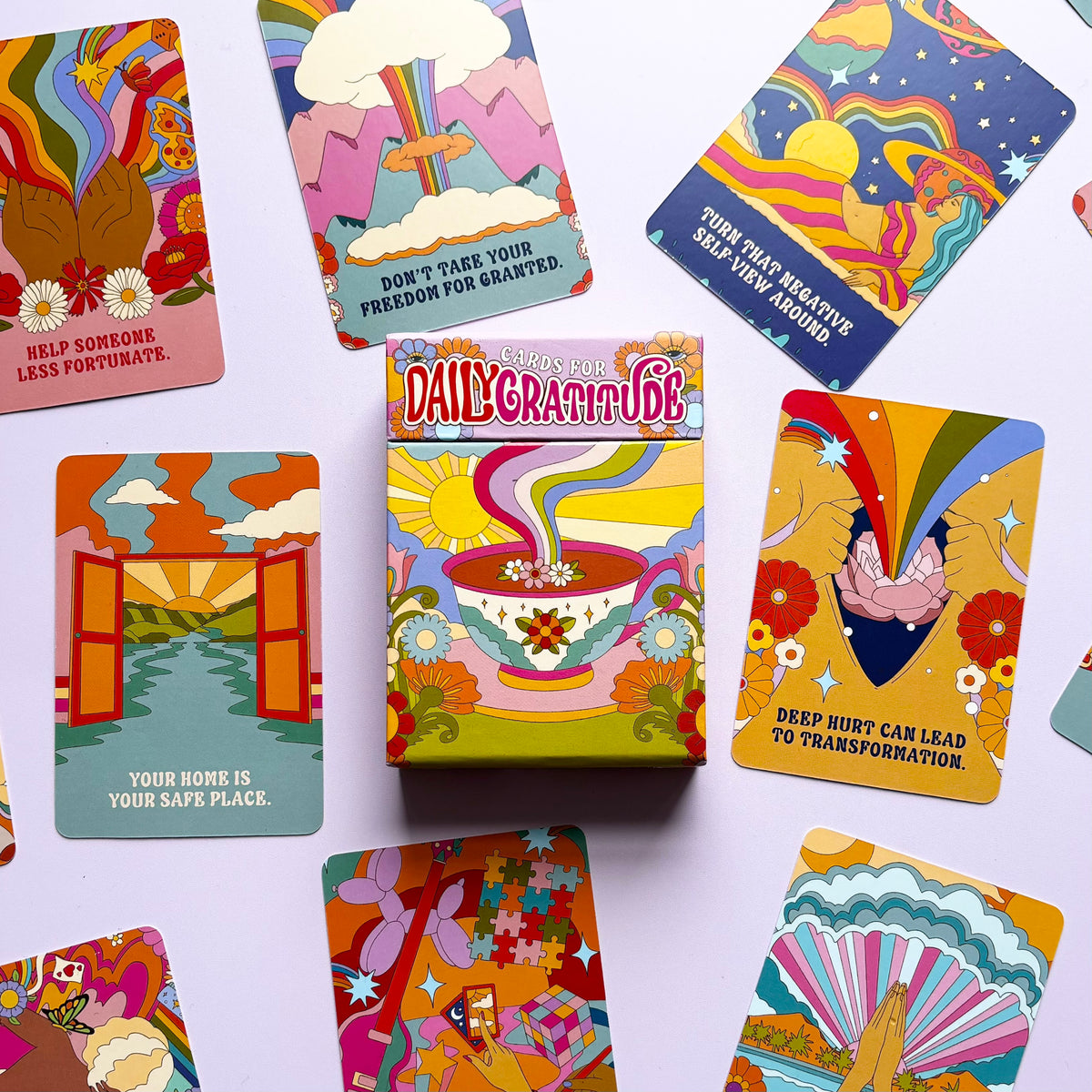 Daily Gratitude Cards | Well Beings Hub | Green Door Decor | Gratitude ...