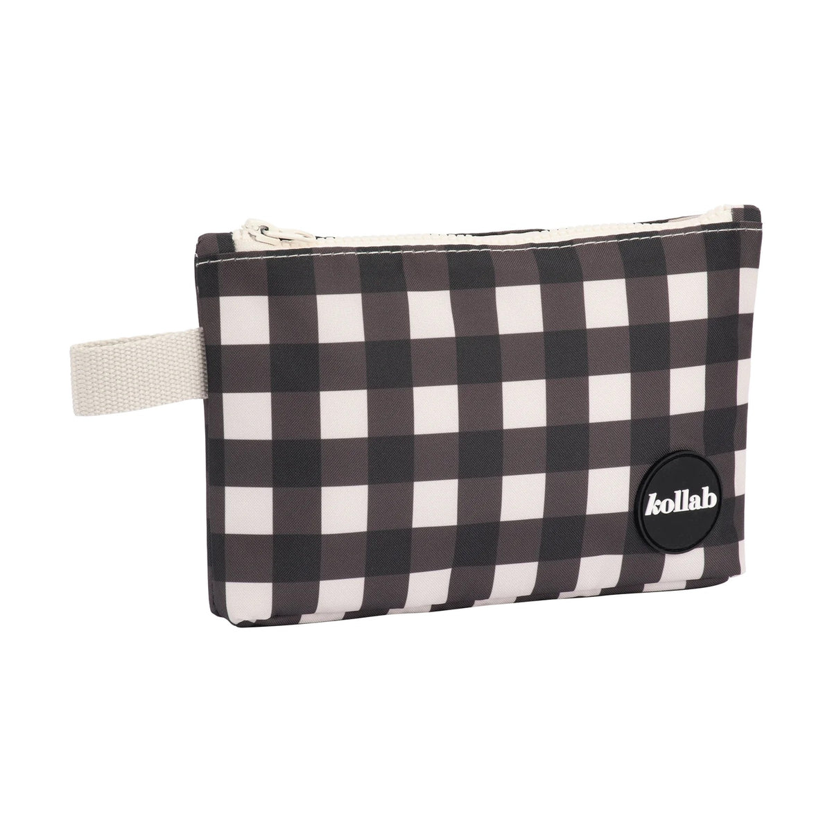 Mini Pouch | Black Check | Kollab | Green Door Decor | Pouches