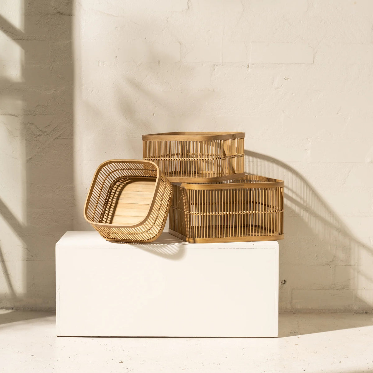 Square Open Baskets | Various Sizes | Inartisan | Green Door Decor ...