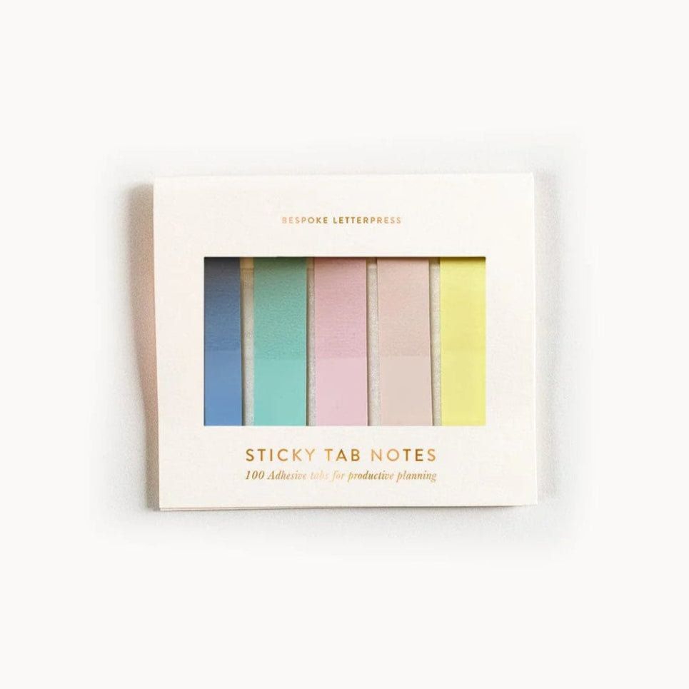 Sticky Tab Notes | Summer | Bespoke Letterpress | Green Door Decor ...