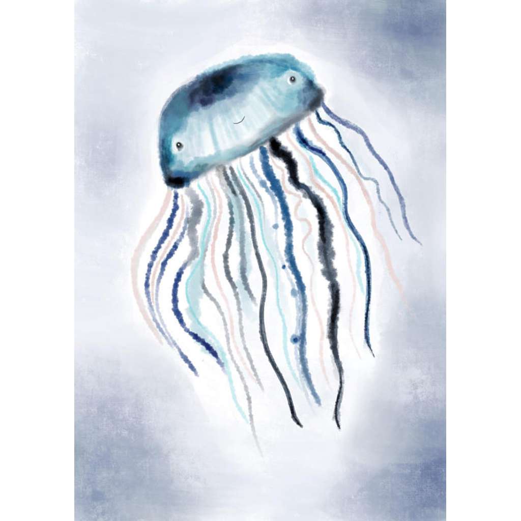 'Under The Sea Collection - Jack the Jellyfish' Print My Hidden Forest ...