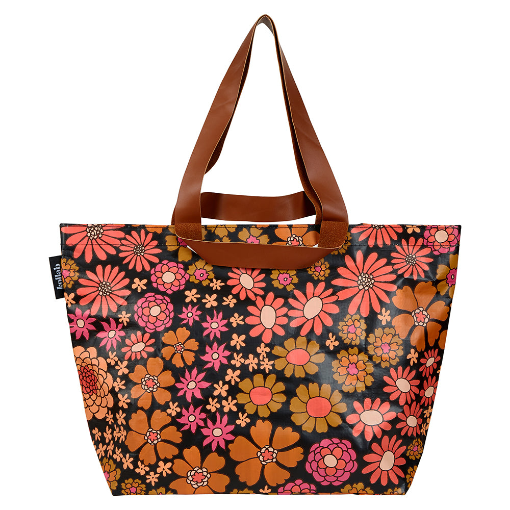 Shopper Tote | Flower Power | Kollab | Green Door Decor | Picnic Essentials