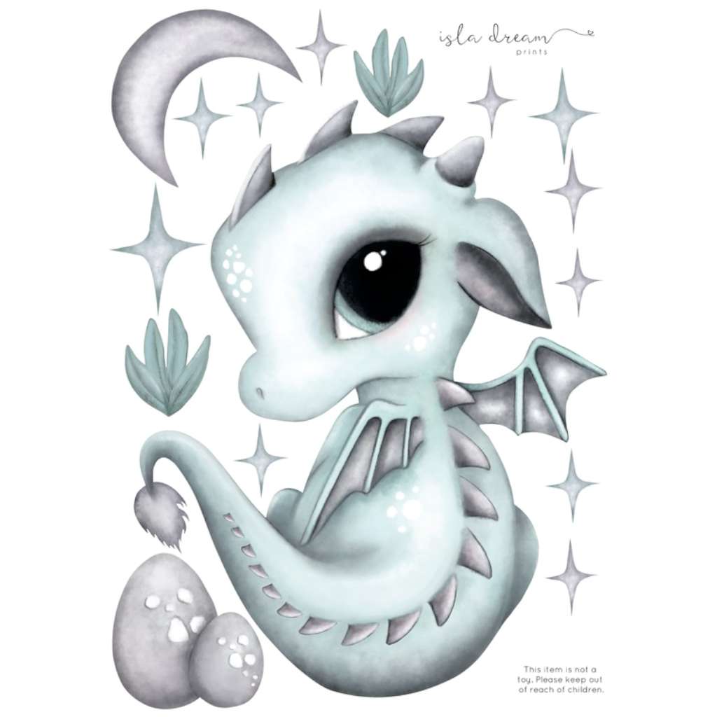 IDP Wall Decals - Dex the Dragon – Green Door Decor